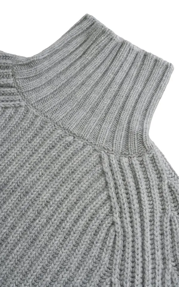 Malo Ribbed Raglan Cashmere Turtleneck