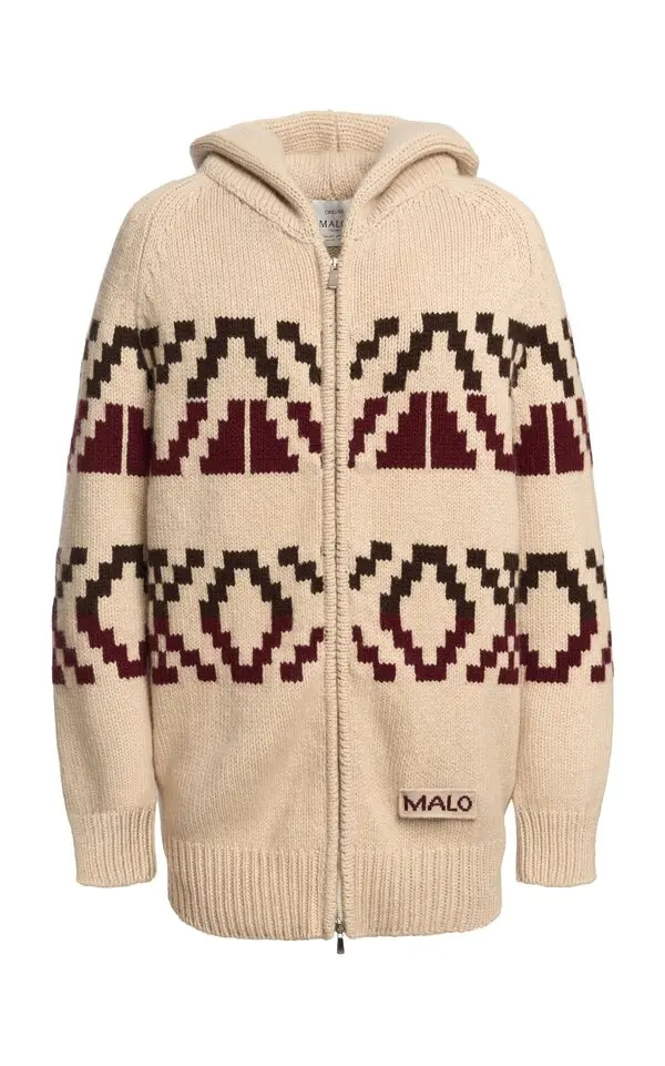 Malo Origins Cashmere Zip Bomber Jacket