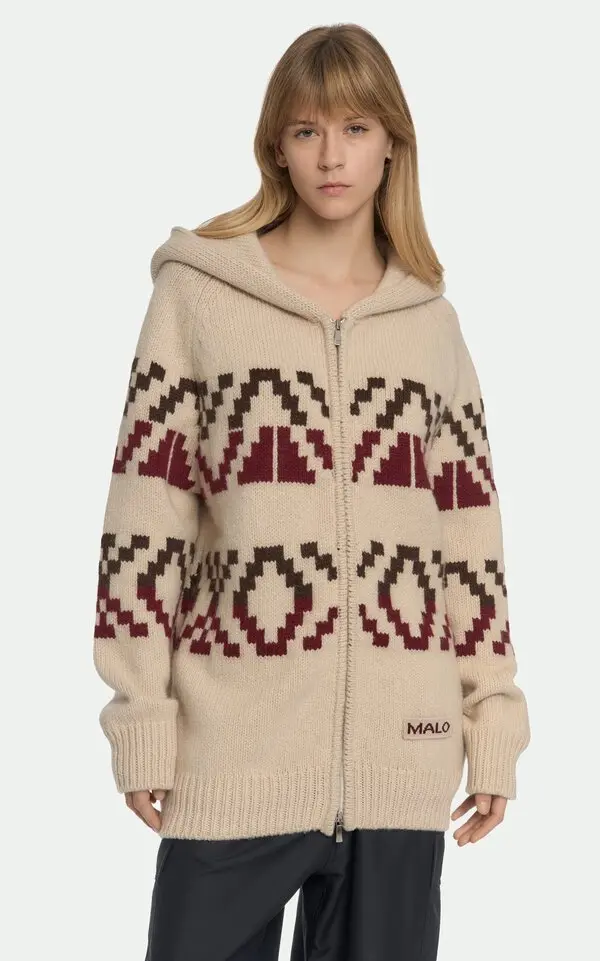 Malo Origins Cashmere Zip Bomber Jacket