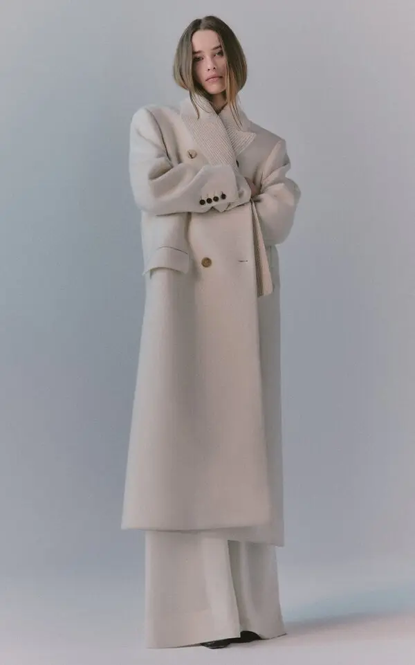Malo Cashmere-silk Maxi Kaftan Dress