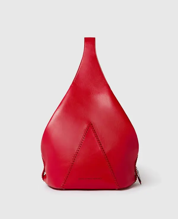 Stella McCartney Appaloosa Whipstitch Medium Bucket Bag