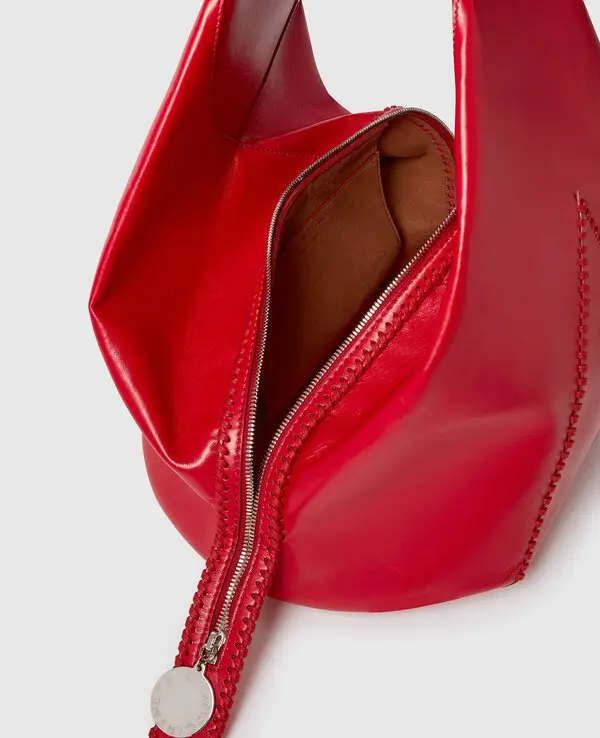Stella McCartney Appaloosa Whipstitch Medium Bucket Bag