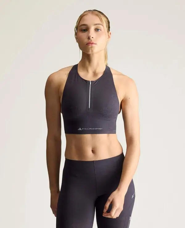 Stella McCartney Adidas Running Floral Lace Crop Top