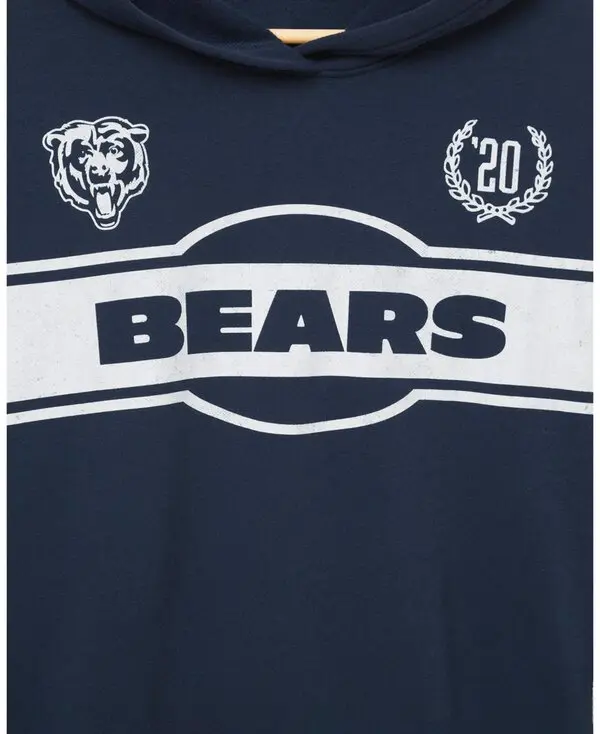 Junk Food Clothing Chicago Bears Oversized Crop Hoodie