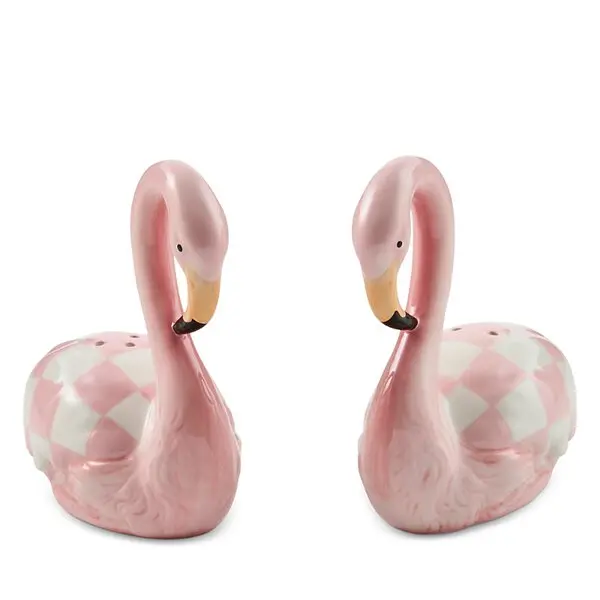 MACKENZIE-CHILDS Flamingo Salt & Pepper Shaker Set - Multi