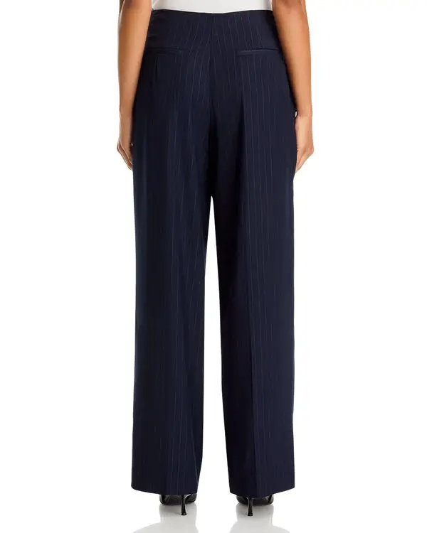 Aqua High Rise Pleated Wide Leg Pants Exclusive