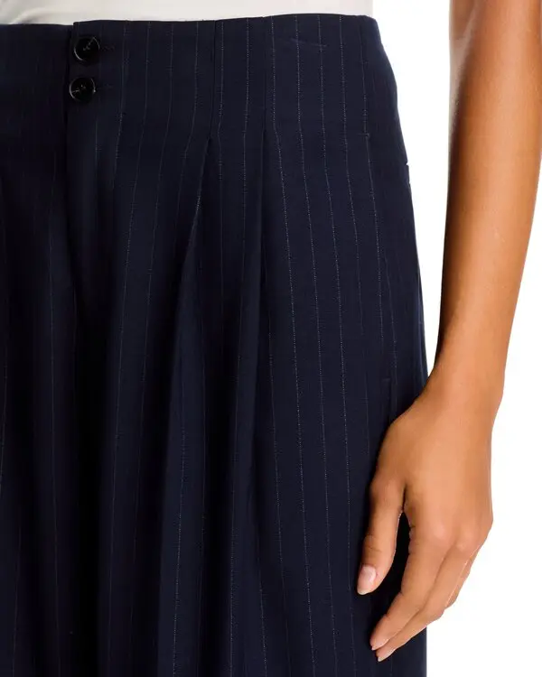 Aqua High Rise Pleated Wide Leg Pants Exclusive