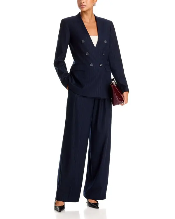 Aqua High Rise Pleated Wide Leg Pants Exclusive