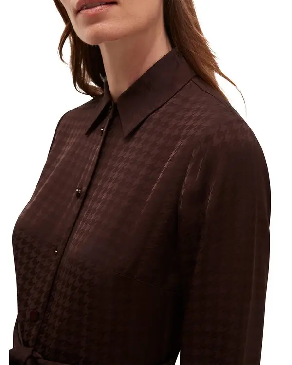 HOBBS LONDON Belted Shirt Dress