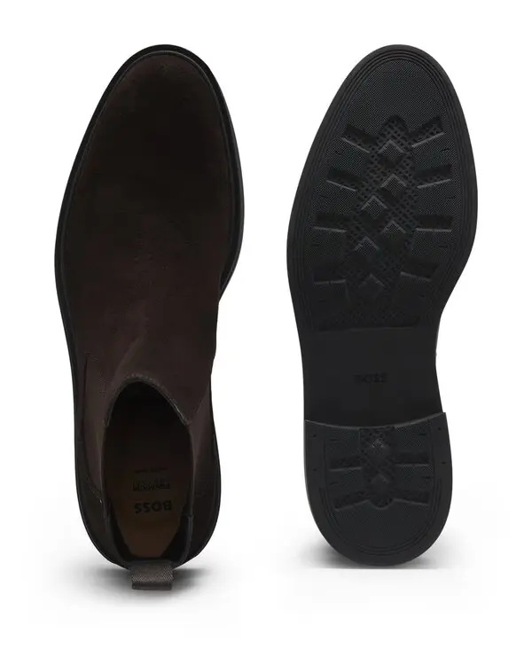 BOSS By Hugo Calev Chelsea Suede Boots