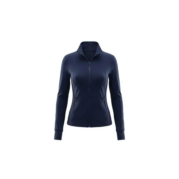 BE ATHLETICA Zip-up Jacket With High Neck Collar