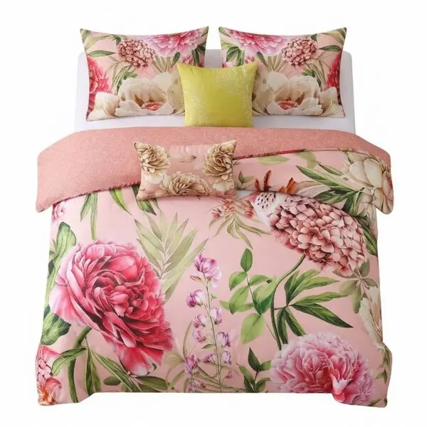 PURE PARIMA Bebejan Spring Forever Reversible Comforter Set - Pink