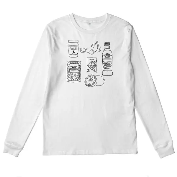QUITE NICE CLOTHING Hummus Long Sleeve T-shirt