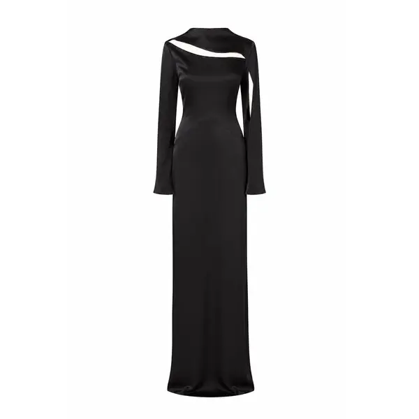 KHRIS K Agate Maxi Dress - Black