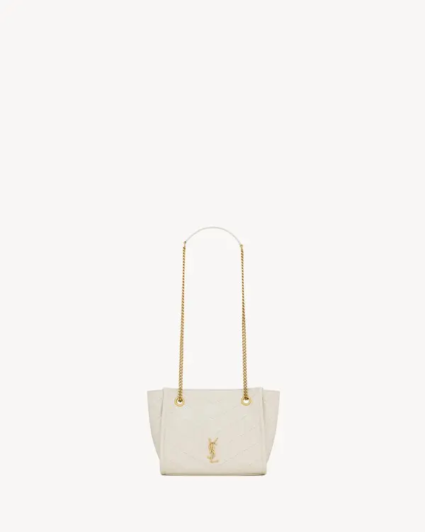 Saint Laurent Niki Mini Shopping Bag - White