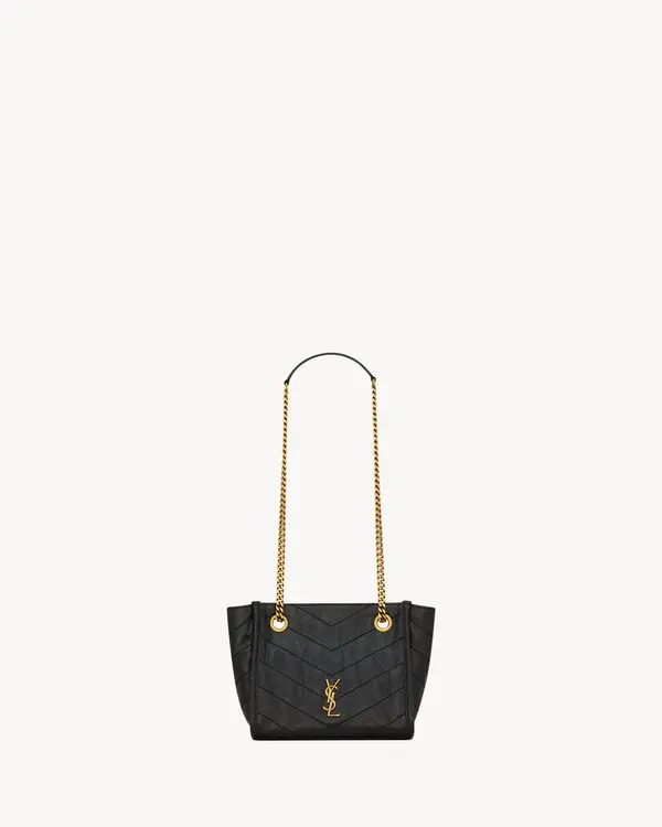 Saint Laurent Niki Mini Shopping Bag - Black