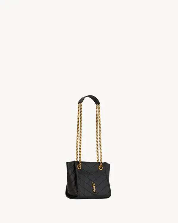 Saint Laurent Niki Mini Shopping Bag - Black