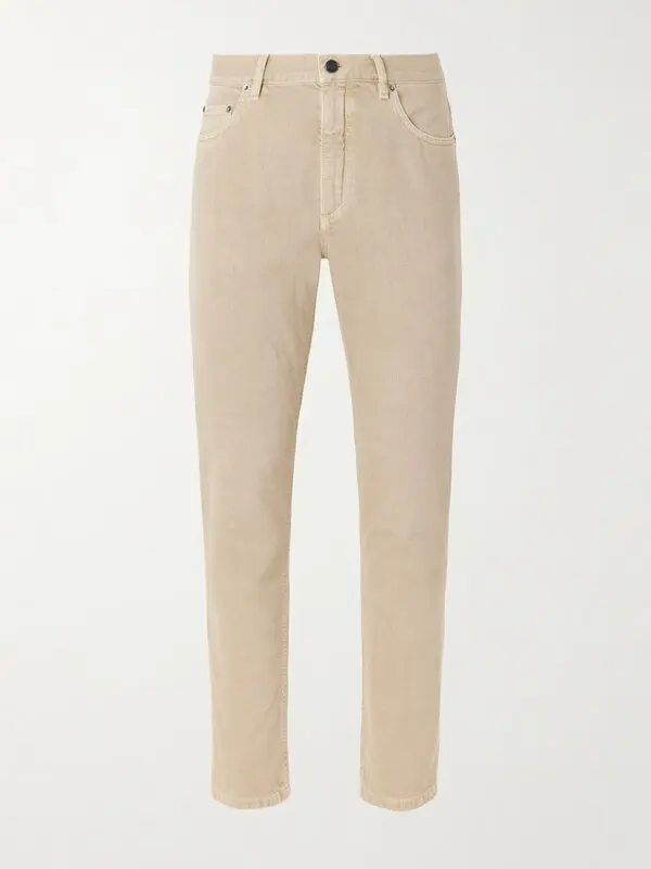 Zegna Straight-leg Jeans In Beige - Brown