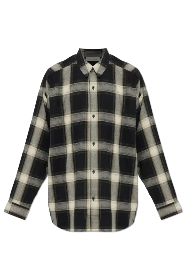 Fear Of God Cotton Plaid Shirt - Grey