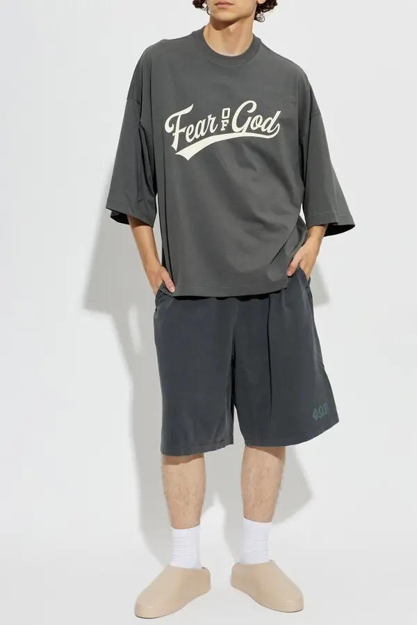 Fear Of God Cotton Printed Track Shorts