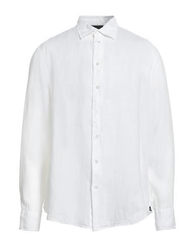 Emporio Armani Shirt Slate Size Linen - White