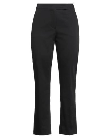 Max Mara Cotton Elastane Bootcut Pants - Black