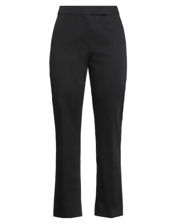 Max Mara Cotton Elastane Bootcut Pants - Black