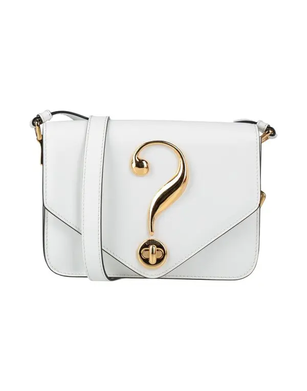 Moschino Leather Crossbody Bag - White
