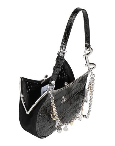 VIVIENNE WESTWOOD Leather Shoulder Bag With Charms