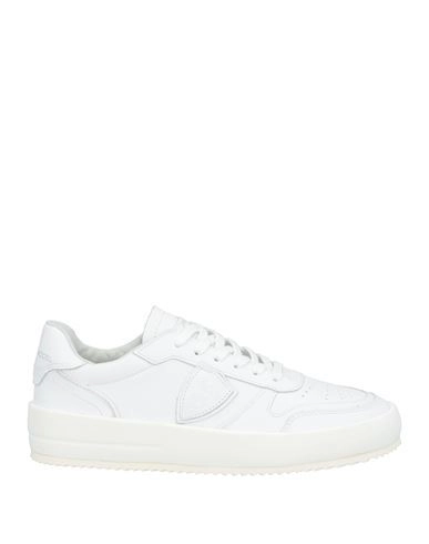 Philippe Model Calfskin Low-top Sneakers - White