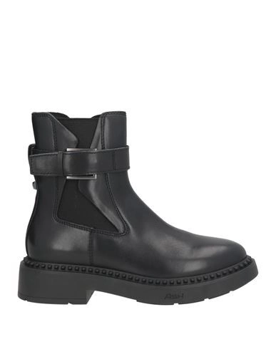 Ash Margot Ankle Boots Size Leather - Black