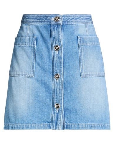 Versace Denim Skirt Size Cotton - Blue