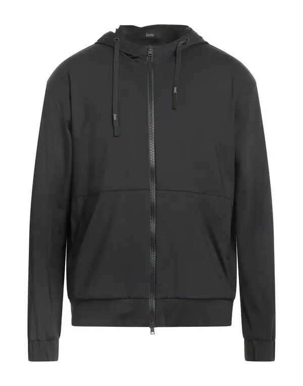 Herno Sweatshirt Midnight Size Polyamide, Elastane - Black