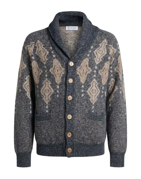Brunello Cucinelli Cardigan Size Alpaca Wool, Cotton, Polyamide, Wool