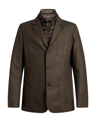 MOORER Coat Dark Size Wool, Polyamide, Cashmere