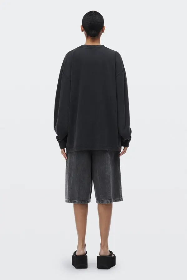 Alexander Wang Graphic Long Sleeve Tee