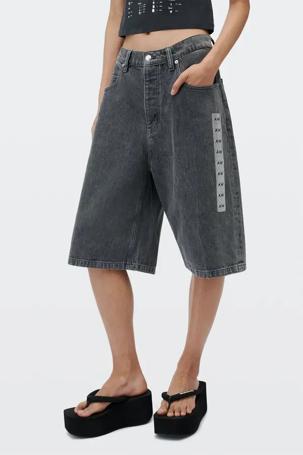 Alexander Wang Low Rise Board Short With Graphic