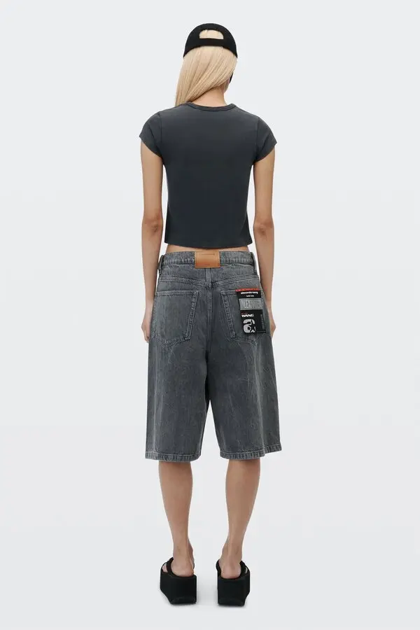 Alexander Wang Low Rise Board Short With Graphic