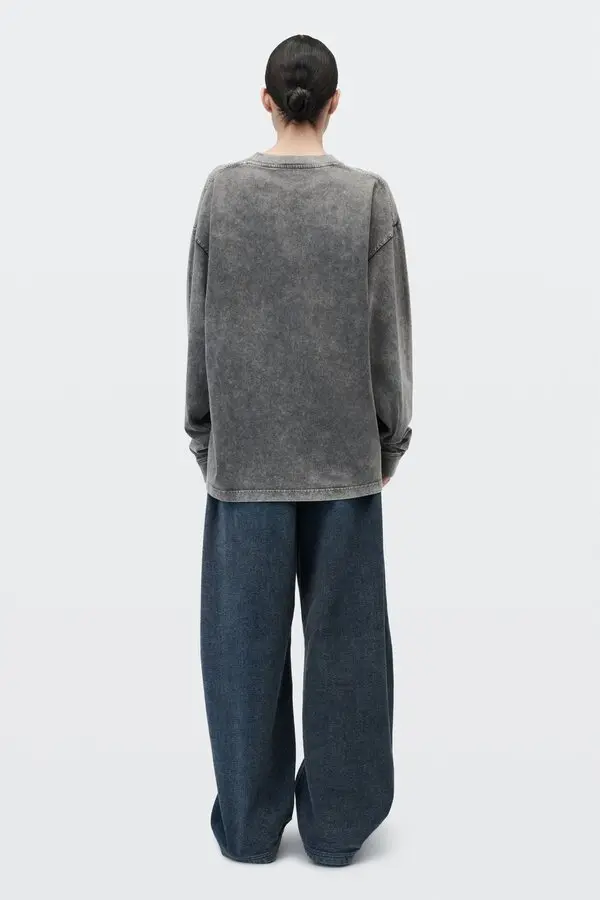 Alexander Wang Shadow Pocket Long Sleeve Tee