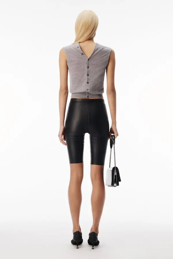 Alexander Wang Button-front Tank Cardigan