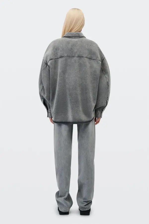Alexander Wang Float Shadow Pocket Mid-rise Relaxed Jean