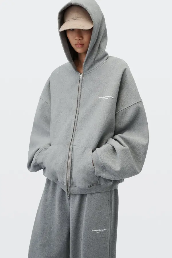 Alexander Wang Logo Print Mid-rise Oversized Sweatpant