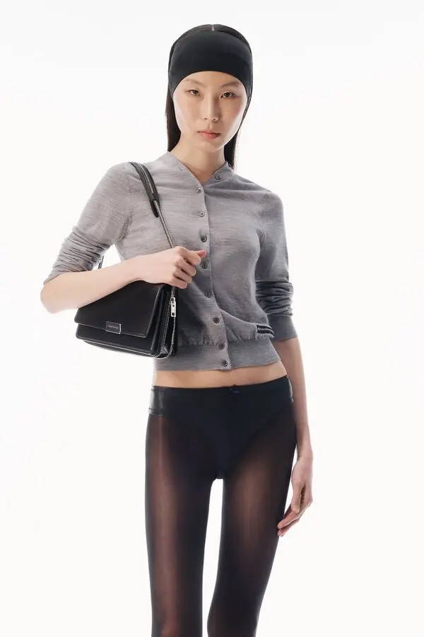 Alexander Wang Button-front Long Sleeve Cardigan