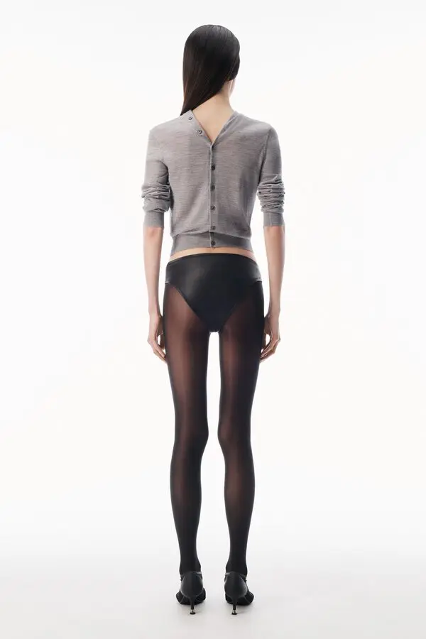 Alexander Wang Button-front Long Sleeve Cardigan