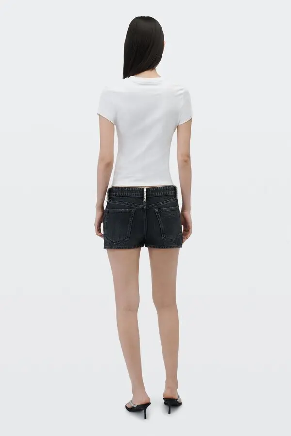 Alexander Wang Crystal Hotfix I Heart Aw Tee
