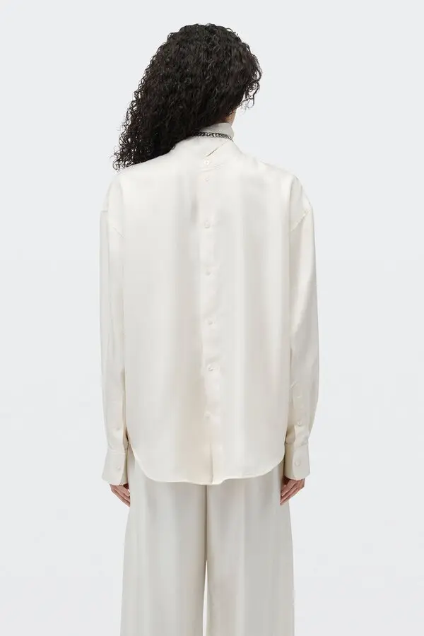 Alexander Wang Silk Reverse-detail Shirt