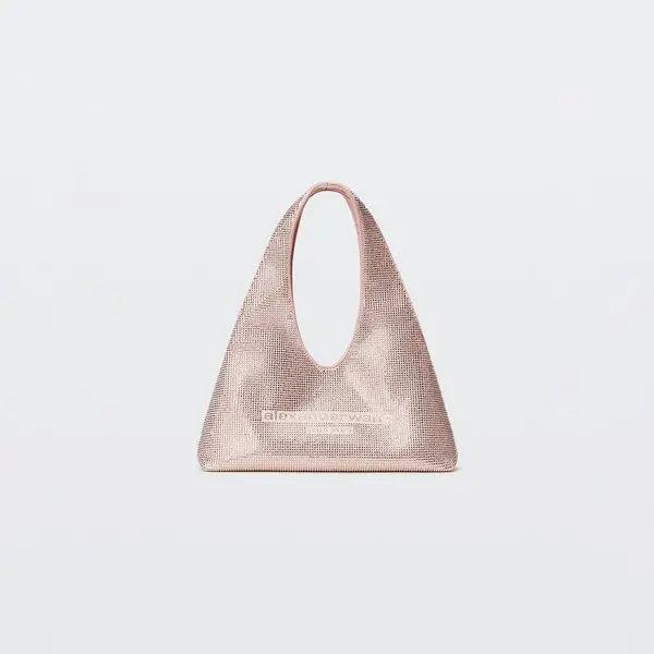 Alexander Wang Pike Crystal Mini Bag - Rose Beige