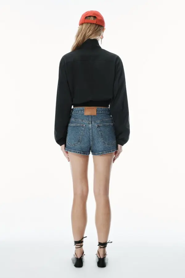 Alexander Wang Comfort Stretch Denim Midi Skort
