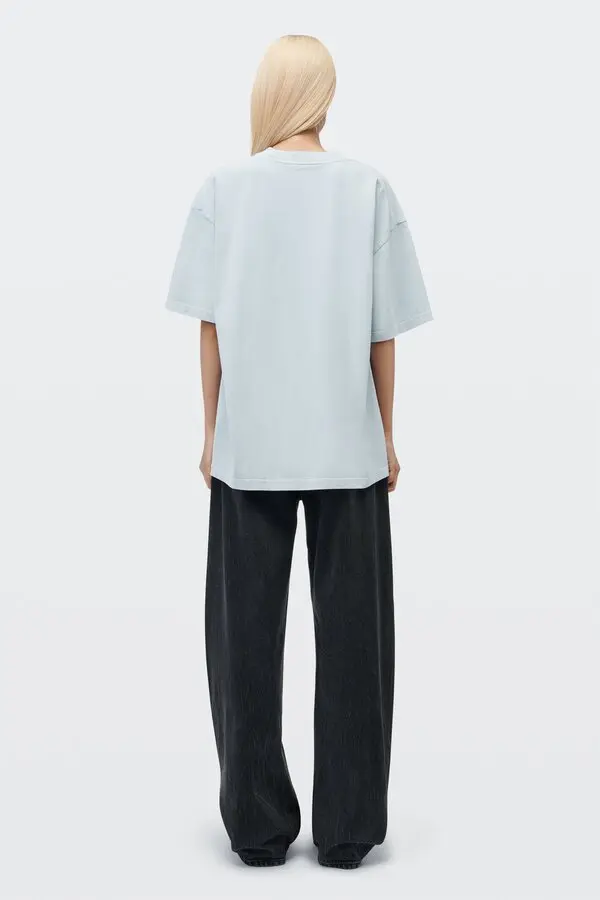 Alexander Wang Logo Print Short Sleeve Tee