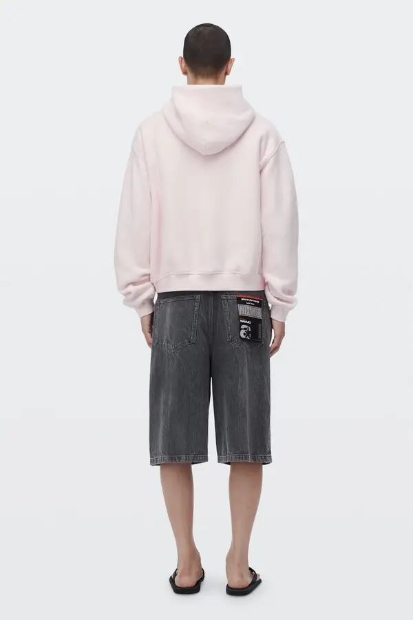 Alexander Wang Crystal Hotfix I Heart Aw Hoodie